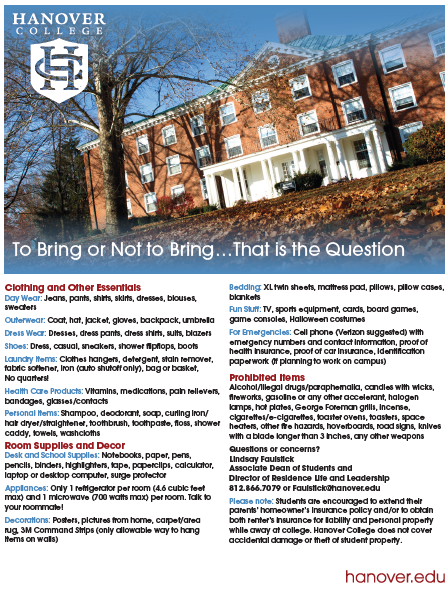 Hanover College : L.E.A.P.